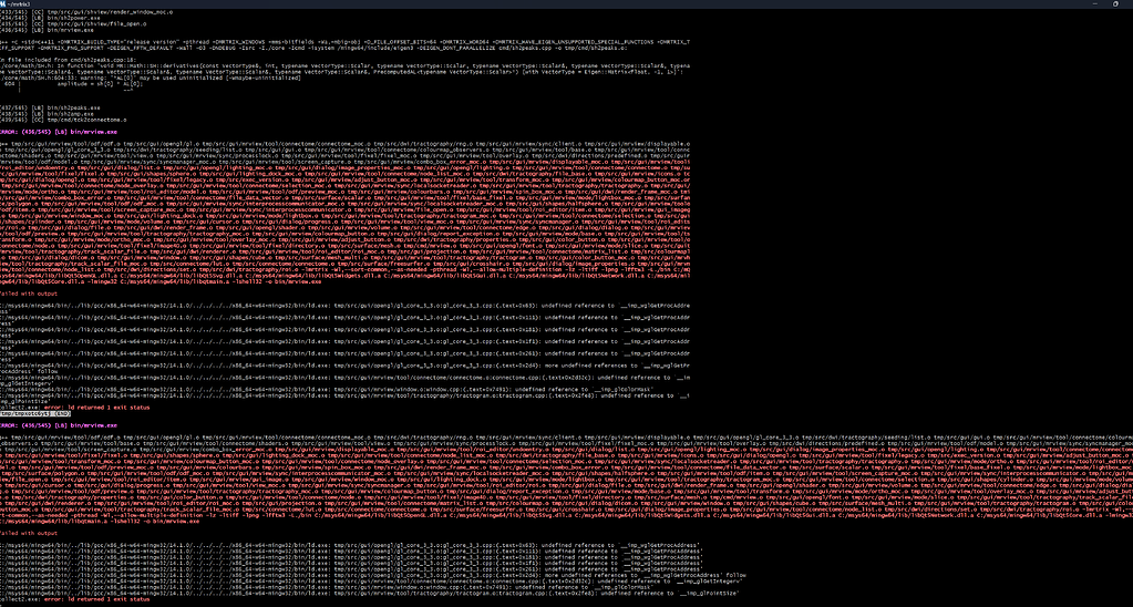 Build error when installing MRtrix3 on Windows 11 - MRtrix3 Community